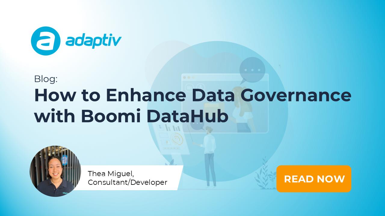 How to Enhance Data Governance with Boomi DataHub | Adaptiv AU